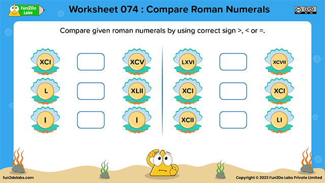 Roman Numerals - Fun2Do Labs