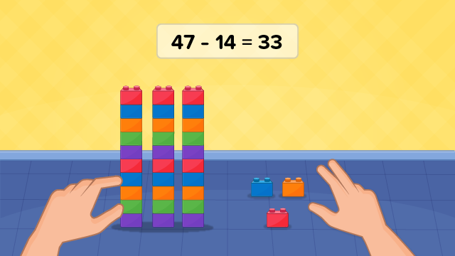 Subtraction Without Regrouping : Toy Blocks Subtraction - Fun2Do Labs