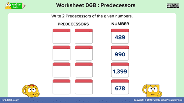 Predecessors and Successors – Fun2Do Labs