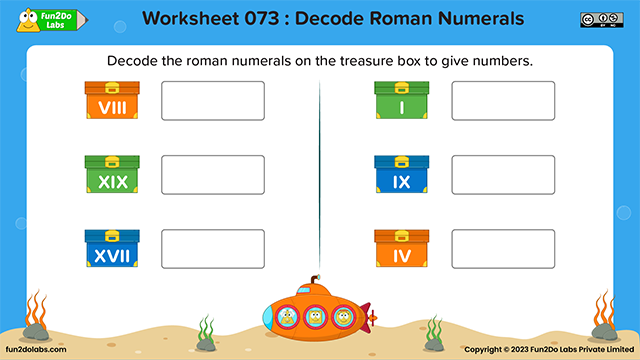 Roman Numerals - Fun2Do Labs