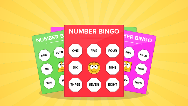 Number Names : Bingo - Fun2Do Labs